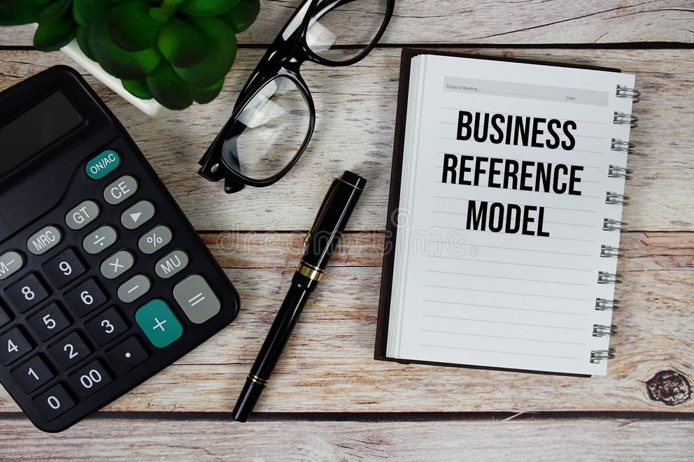 Business Reference Model (BRM) Text on Notepad, Business and Financial ...