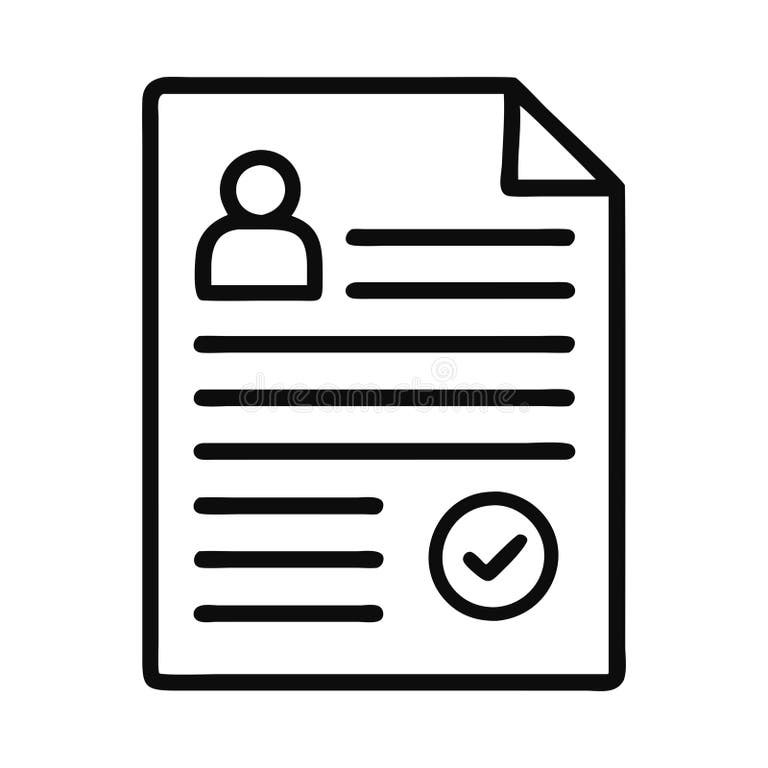 Business Registration Document Icon Stock Vector - Illustration of ...