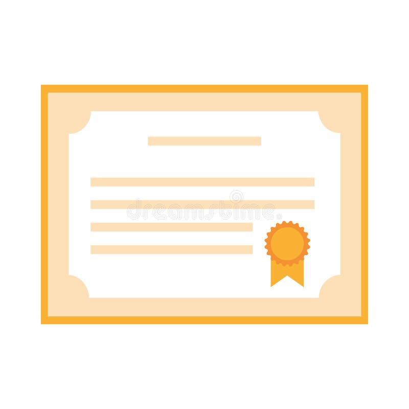 Business Registration Official Certificate Icon Stock Vector ...