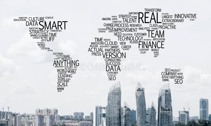Business Globalization Concept. Stock Image - Image of plan ...