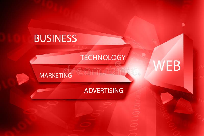 Business related words stock illustration. Illustration of internet ...