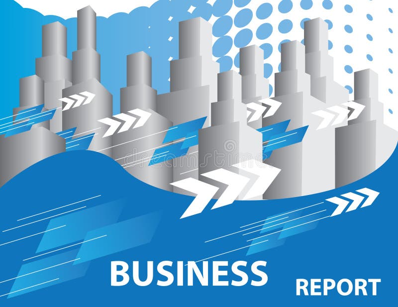 Business Report stock illustration. Illustration of growth - 8961426