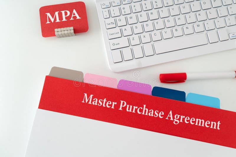 Photo Illustration for a Business Document : Master Purchase Agreement ...