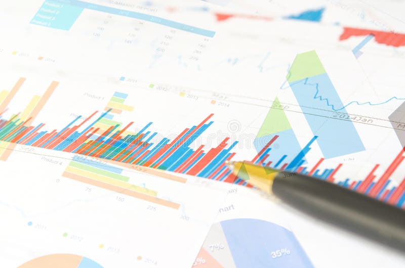Business report stock image. Image of data, charts, business - 57770931