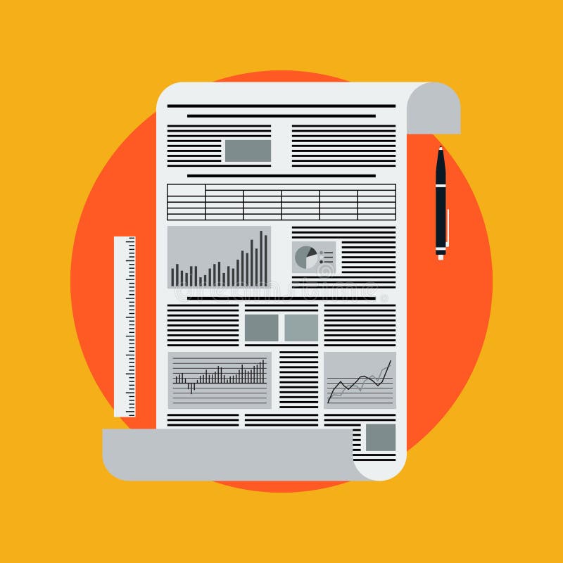 Vector Modern Flat Education Background. Stock Vector - Illustration of ...