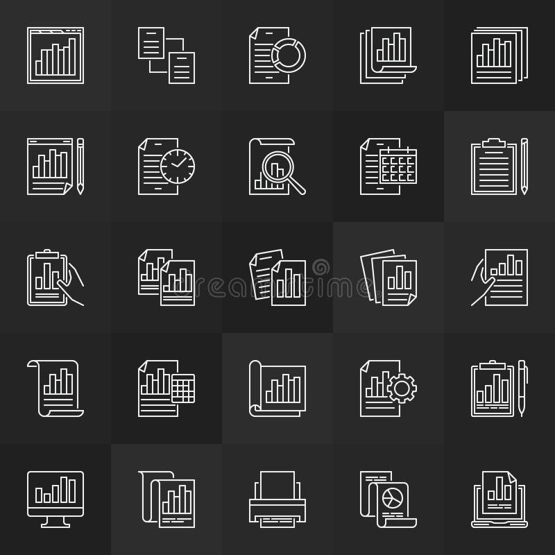 Vector reports set stock vector. Illustration of abstract - 8550187