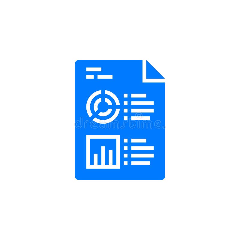 Business Report Symbol. Statistics and Analytics File Icon Vector Stock ... Business Report Symbol. Statistics and Analytics File Icon Vector Stock ...