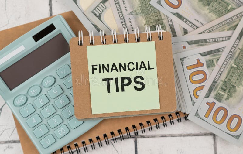 Business Reports, Blank Paper Sheet, Financial Tips Text. Stock Image ...