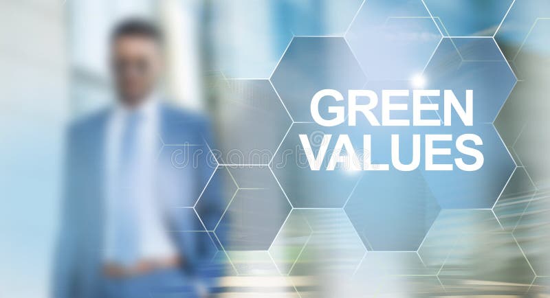 Green Value Chain, Safe Environment Concept Stock Image - Image of ...