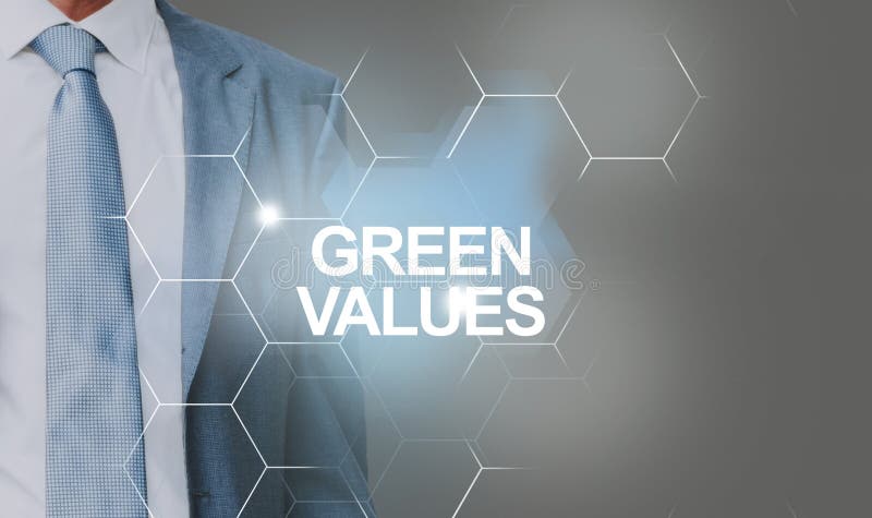 Green Value Chain, Safe Environment Concept Stock Image - Image of ...