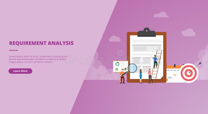 Business Requirements Analysis Concept for Website Design Template ...