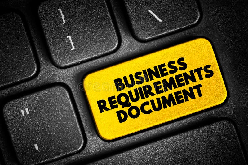 Business Requirements Document - Business Solution for a Project, Text ...