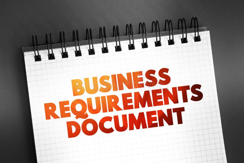 Business Requirements Document - Business Solution for a Project, Text ...