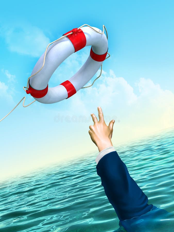 Business rescue stock illustration. Illustration of business - 7982223