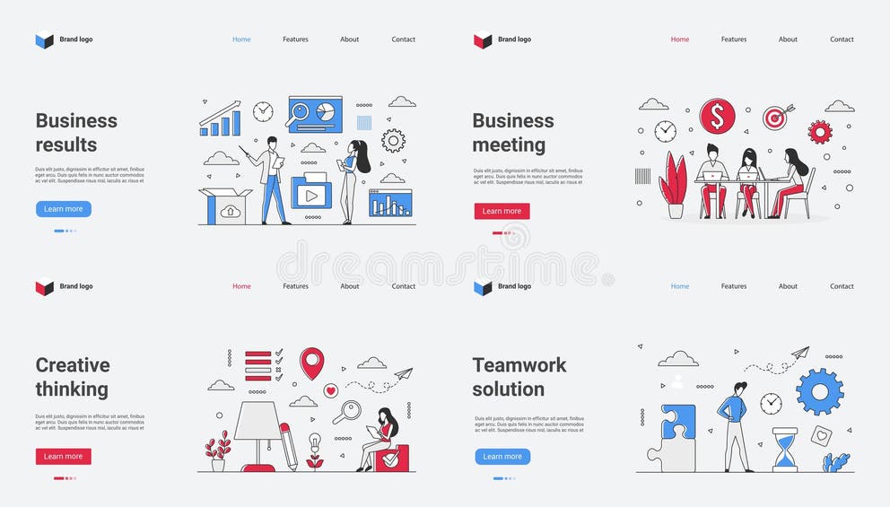 This is a Business Infographic Web Template Vector Illustration ...