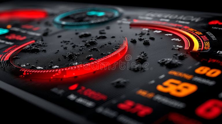 Business Risk Assessment Interface with Data Visualization Displaying ...