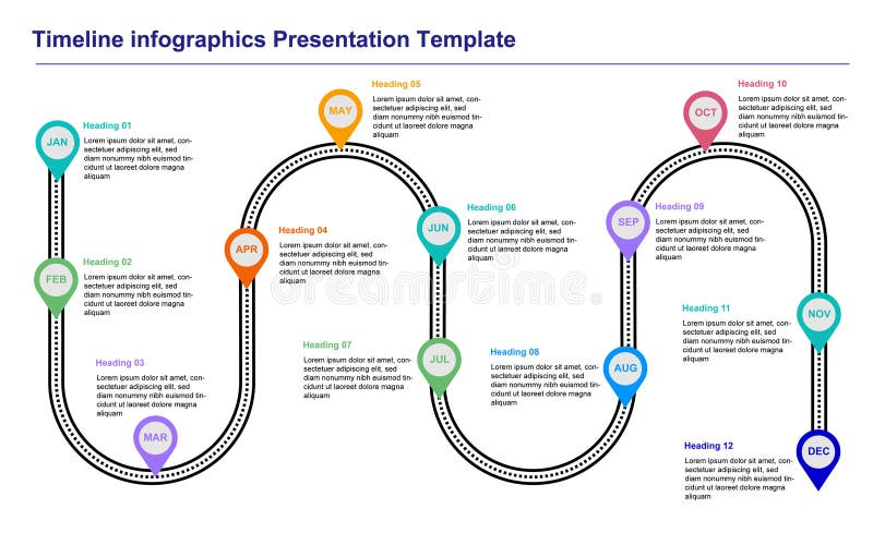 Business Road Map Timeline Infographic Path from Start and End Stock ... Business Road Map Timeline Infographic Path from Start and End Stock ...