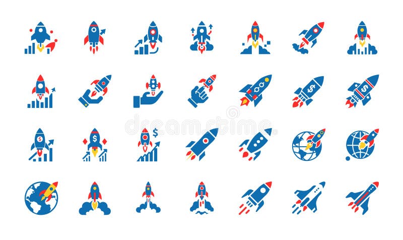 Business Rocket Startup Growth Flying, Innovation Risk Creativity ...