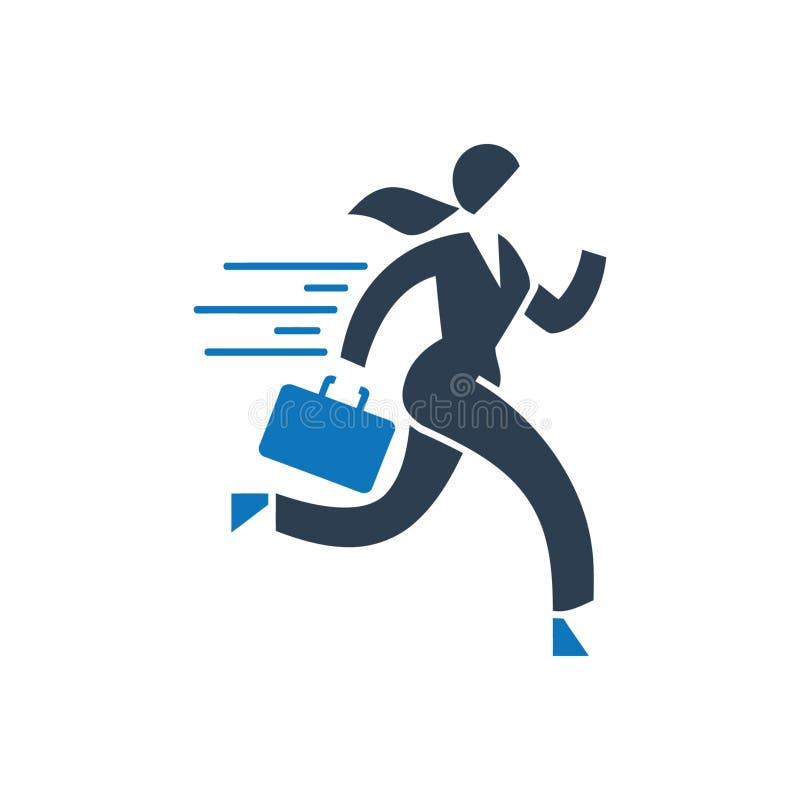 Business Rush Momentum Icon Stock Illustration - Illustration of ...