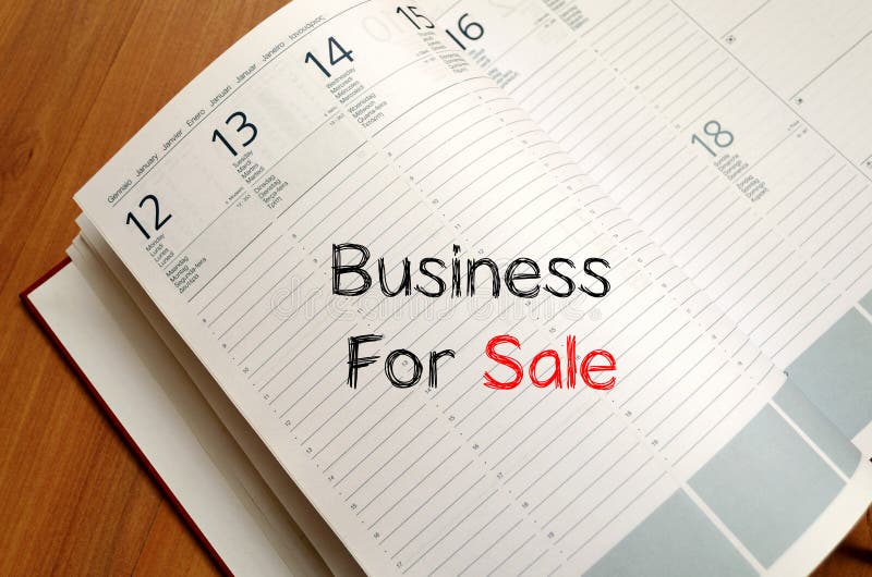 Business for Sale Write on Notebook Stock Image - Image of icon, offer ...