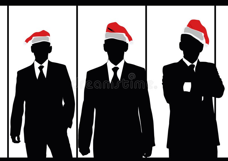 Business Santa stock illustration. Illustration of shadow - 3616894