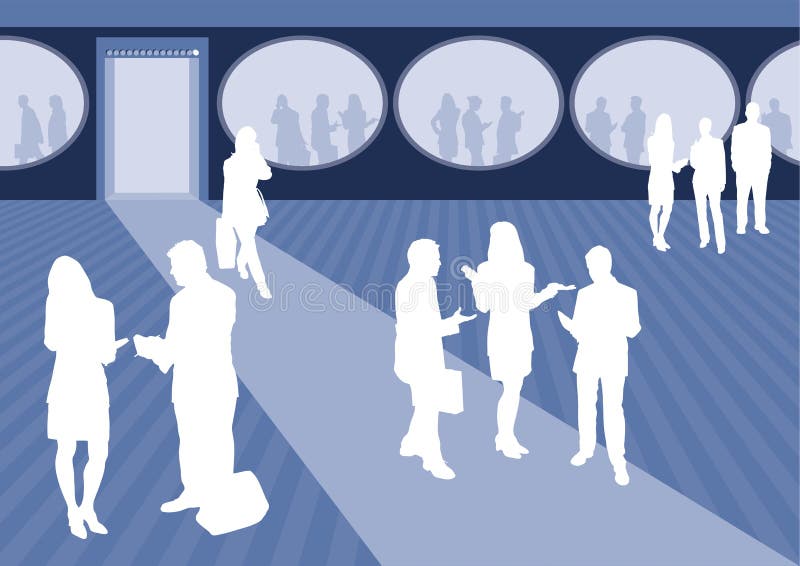 Business scene 2 stock vector. Illustration of cooperation - 4994850