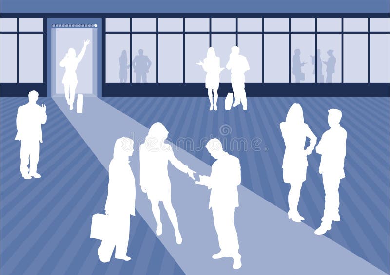 Business scene 3 stock vector. Illustration of businessman - 4994864