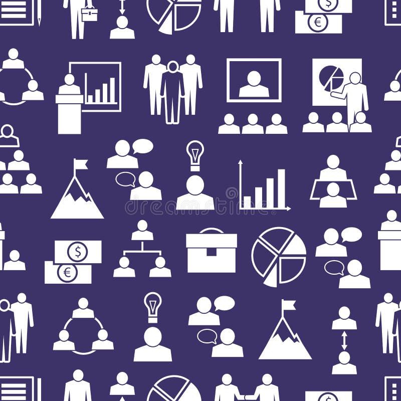 Business Seamless Pattern Background. Vector Stock Vector ...