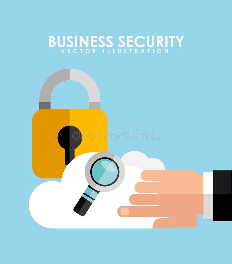 Business security design stock vector. Illustration of social - 62155386