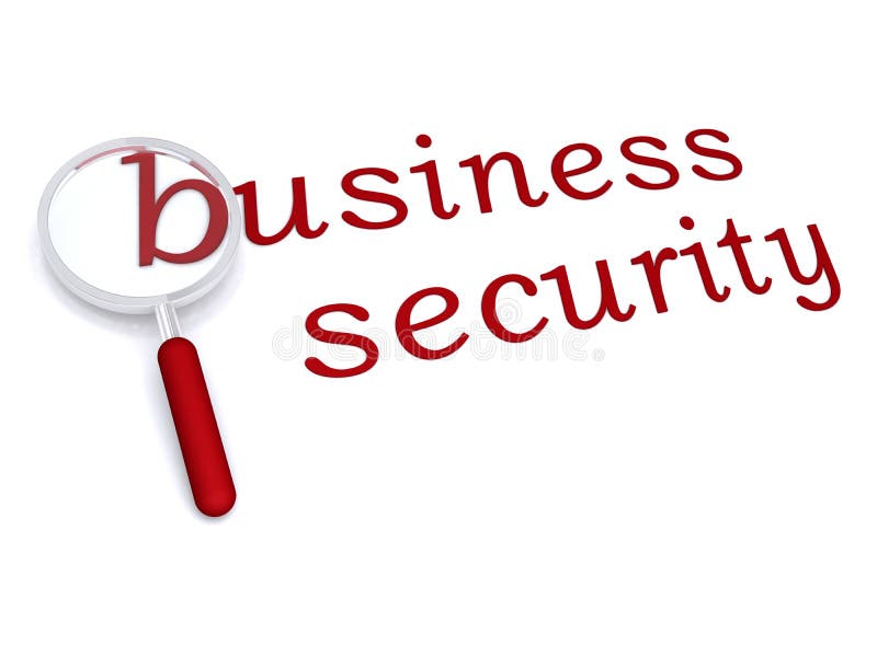 Security with Magnifying Glass Stock Photo - Image of privacy, protect ...