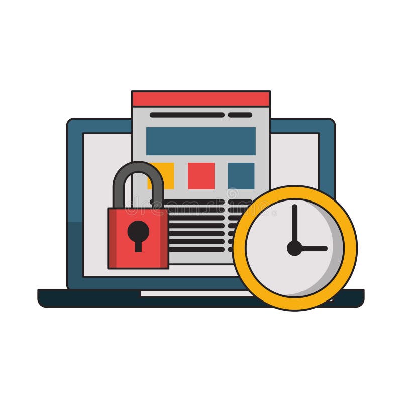 Business and Security System Symbols Stock Vector - Illustration of ...