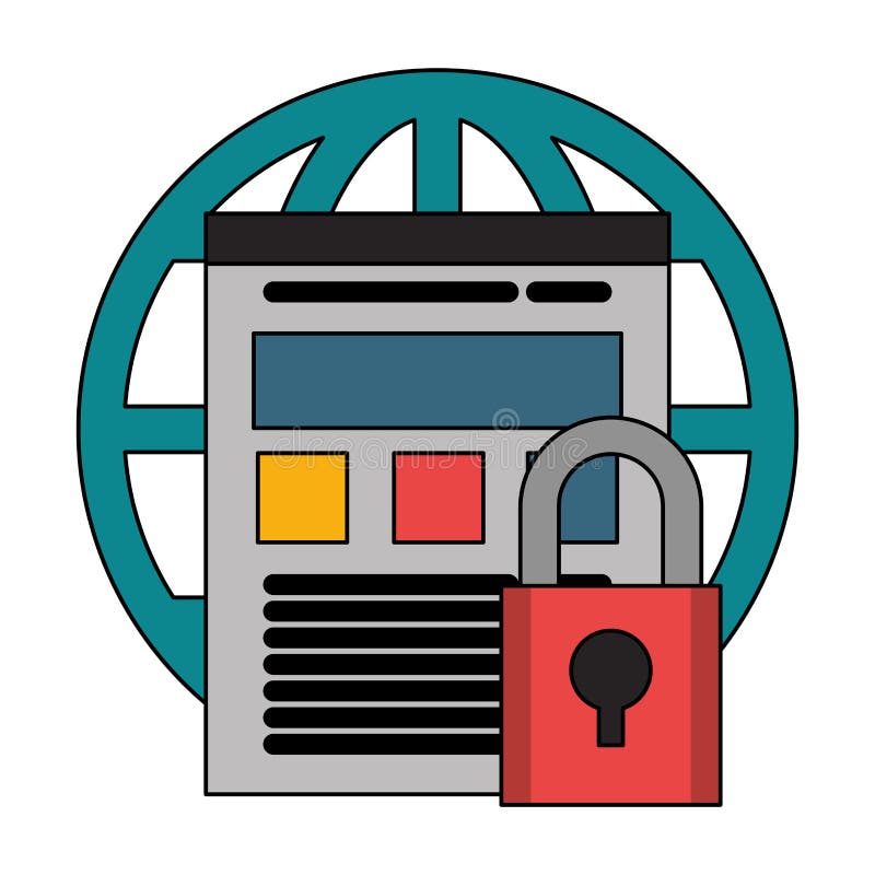 Business and Security System Symbols Stock Vector - Illustration of ...