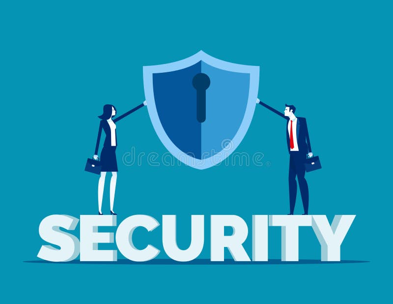 Security Team Meeting. Concept Business Vector Illustration, Office ...