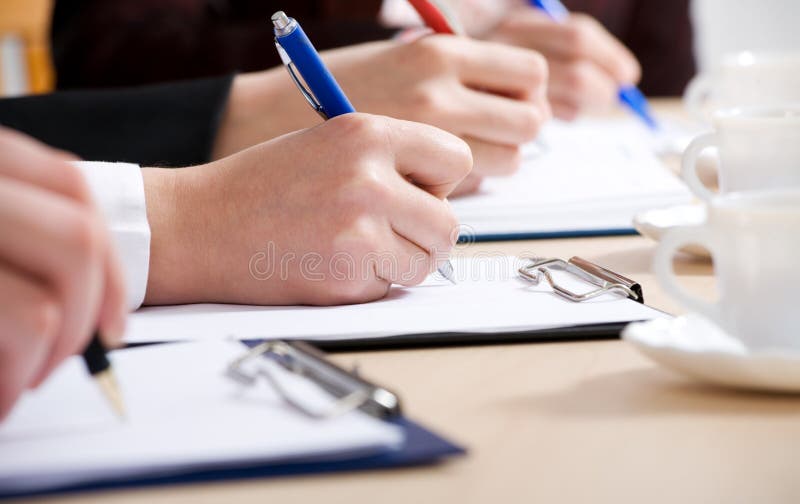 Taking notes stock image. Image of notes, meeting, corporate - 2280651