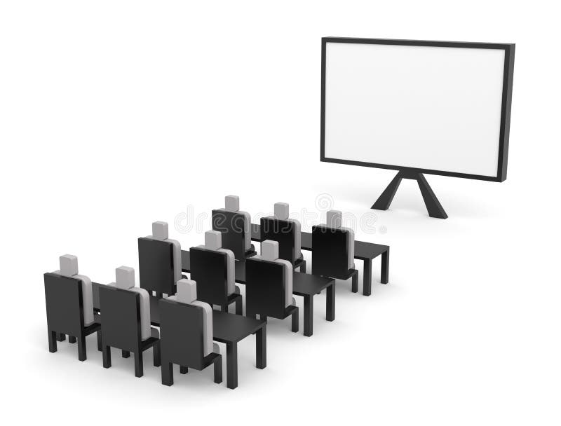 Business seminar stock illustration. Illustration of table - 162569455