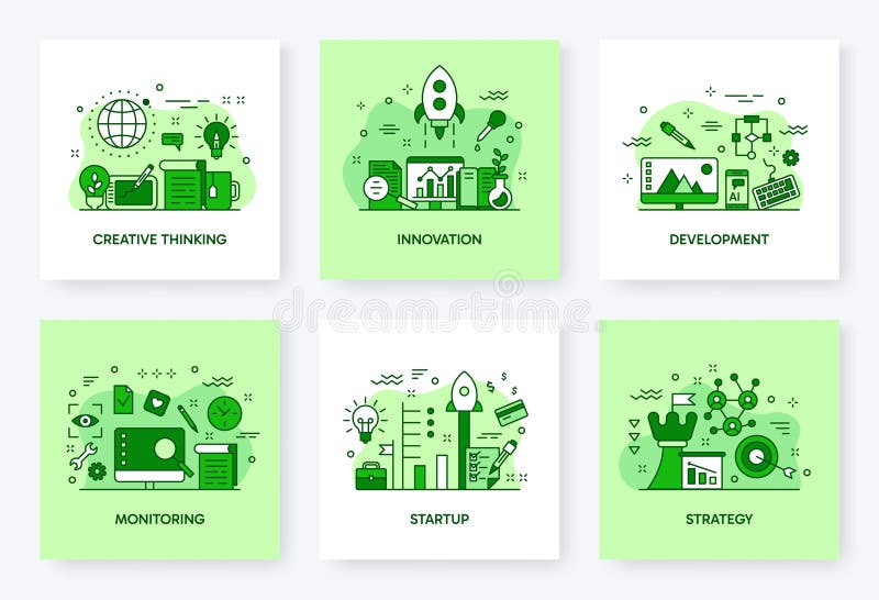 Business Services. Web Design. Flat Creative Process of Study. Computer ...