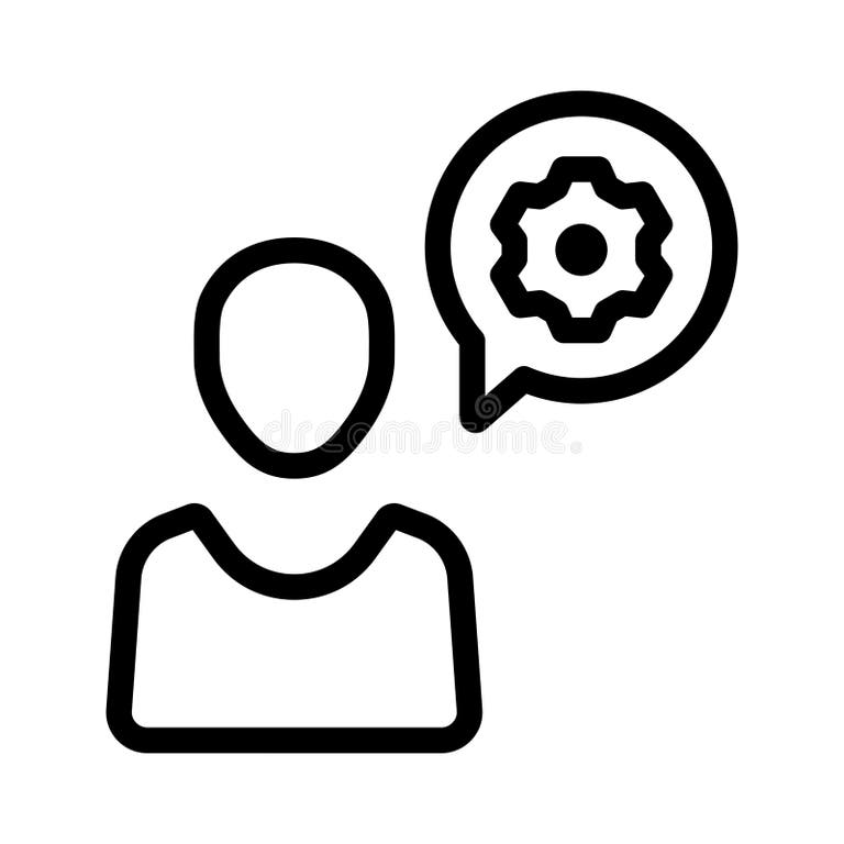 Business Setting Icon stock vector. Illustration of work - 358593633