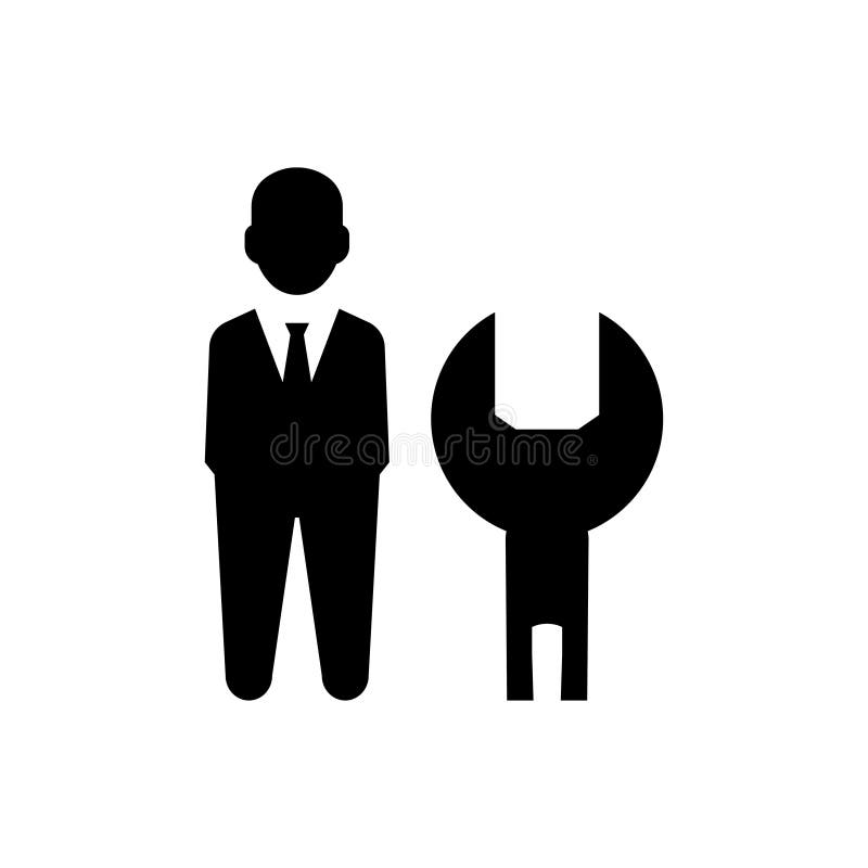 Business setting Icon stock vector. Illustration of management - 192456369