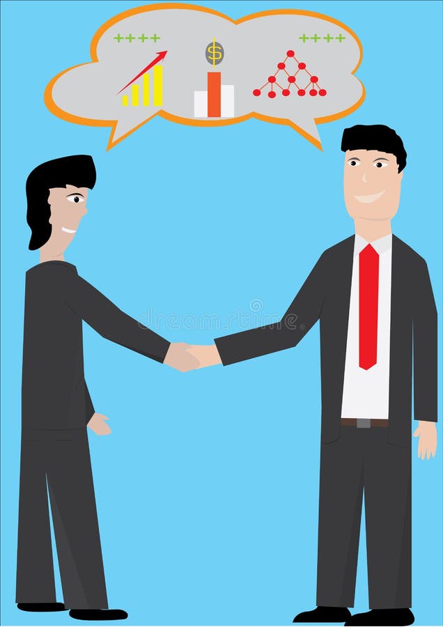 Business Man Shake Hands Over Graph Arrow Up World Map Background ...