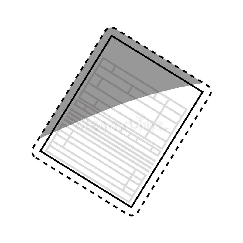 Business sheet paper stock illustration. Illustration of blank - 83022379