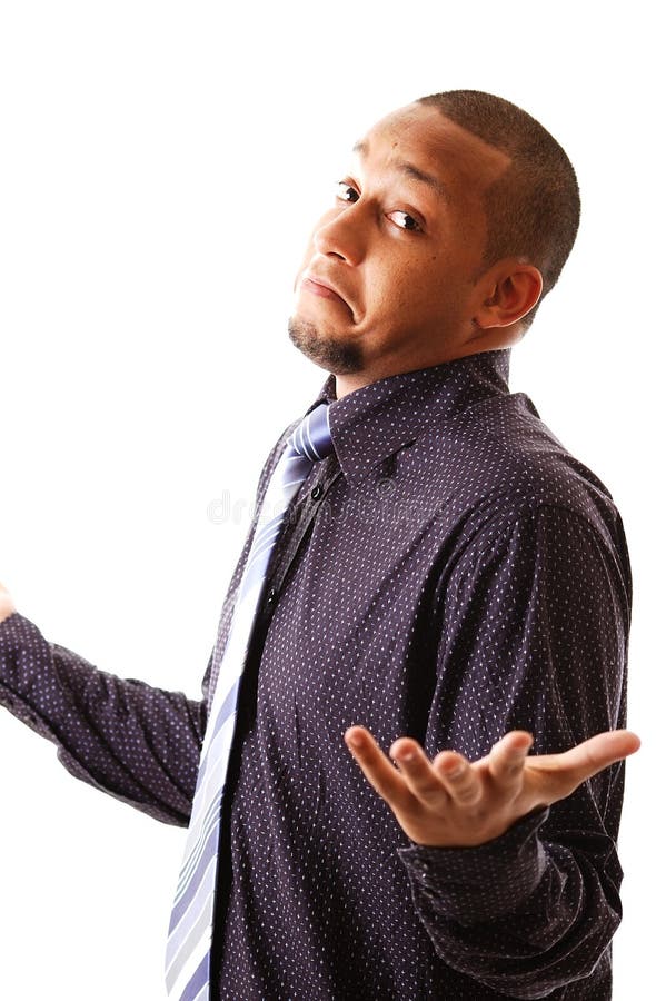 Business Man Shrug with Quesiton Mark Stock Photo - Image of suit ...