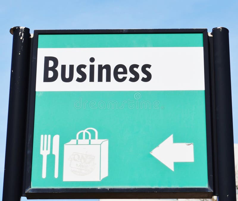 Business sign stock photo. Image of sign, green, texture - 30930576