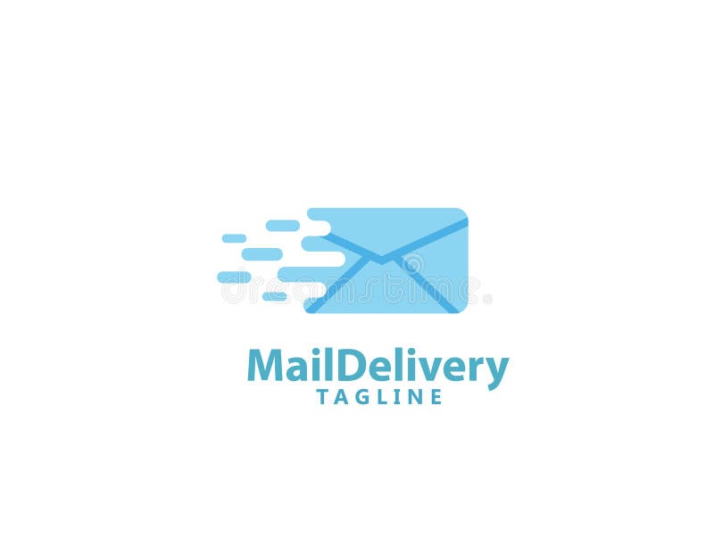 Mail delivery logo stock vector. Illustration of brand - 162154013
