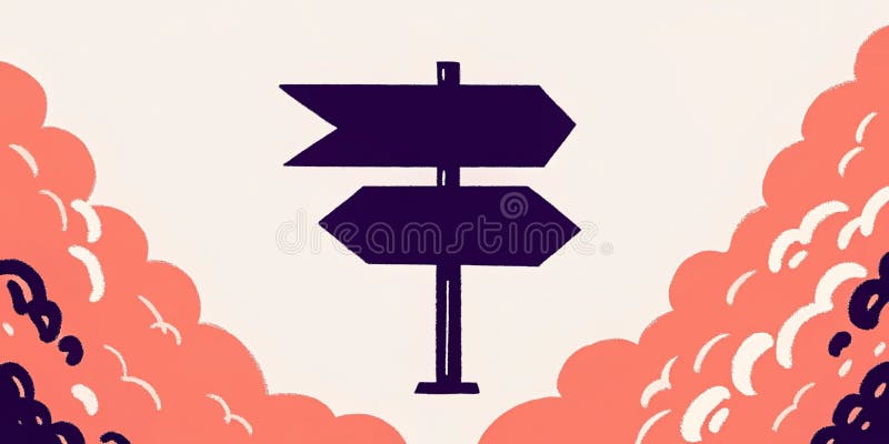 Business Signpost Representing Direction, Goals, and Strategic Focus ...