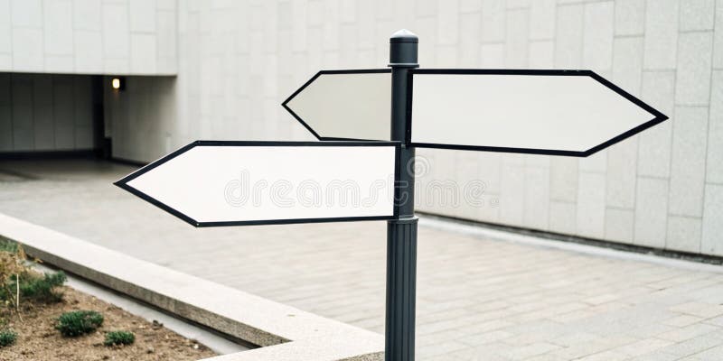 Business Signpost Representing Direction, Goals, and Strategic Focus ...