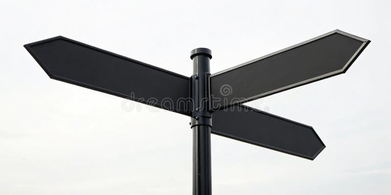 Business Signpost Representing Direction, Goals, and Strategic Focus ...