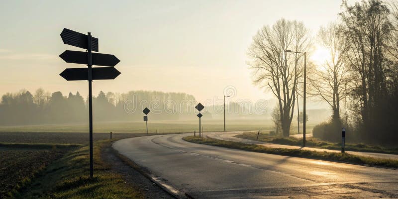 Business Signpost Representing Direction, Goals, and Strategic Focus ...