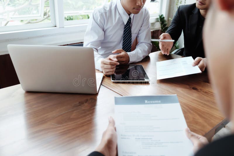 Business Situation, Job Interview Concept Stock Photo - Image of office ...