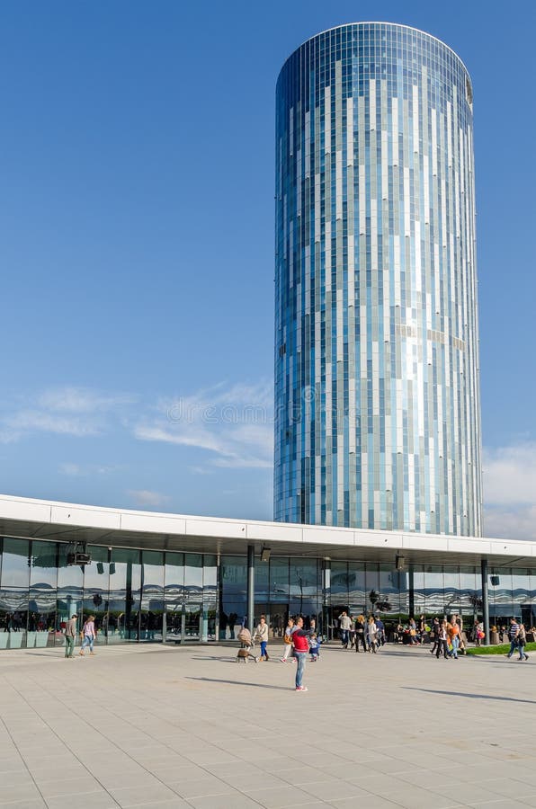 Business Skyscraper in Bucharest Editorial Image - Image of office ...
