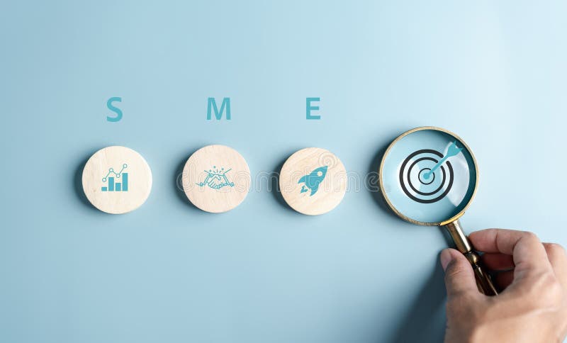 Business SME Start Up Concept. Medium Business Strategy Planning ...